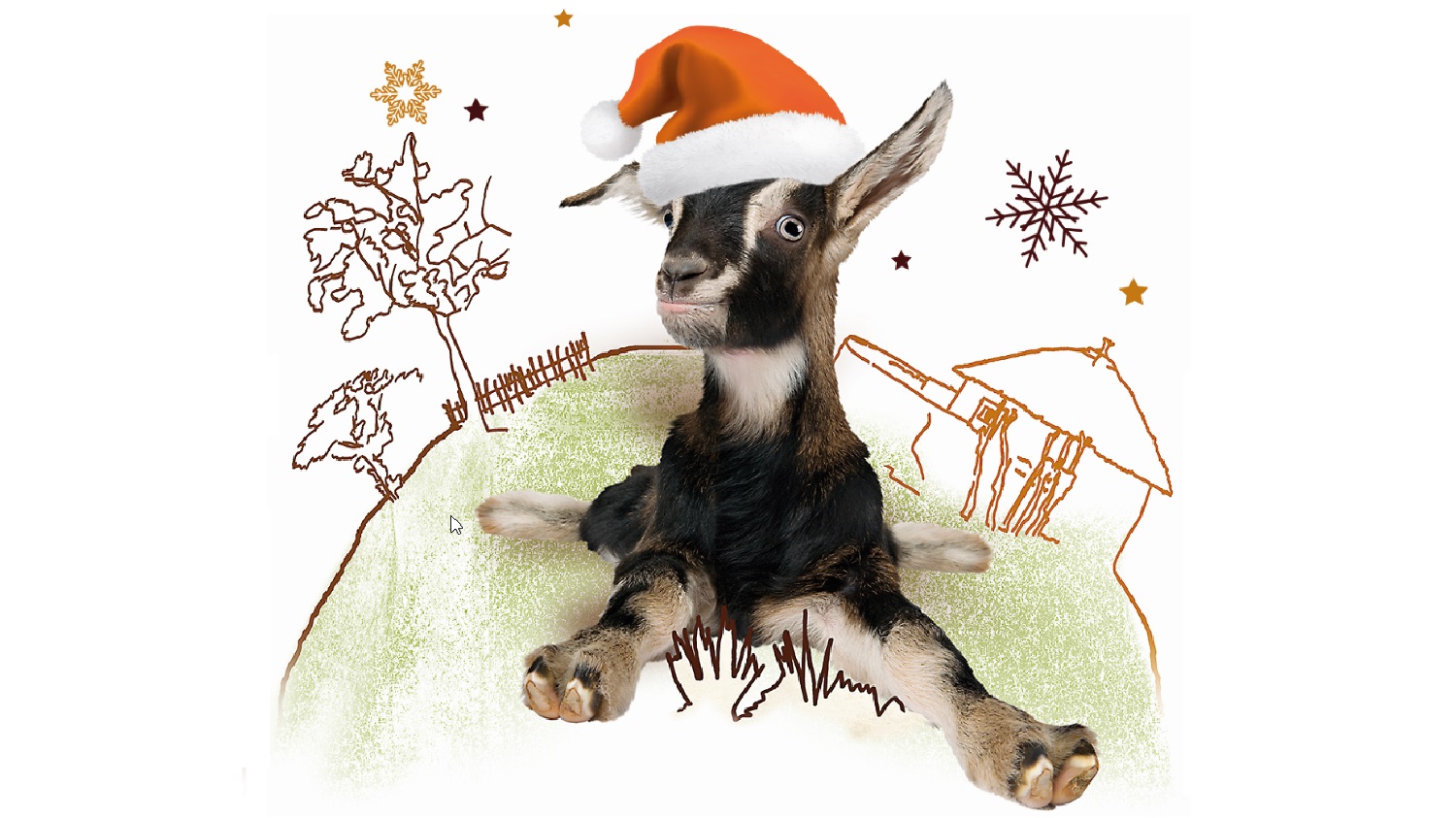 Das Gute Geschenk: Ziege XMAS